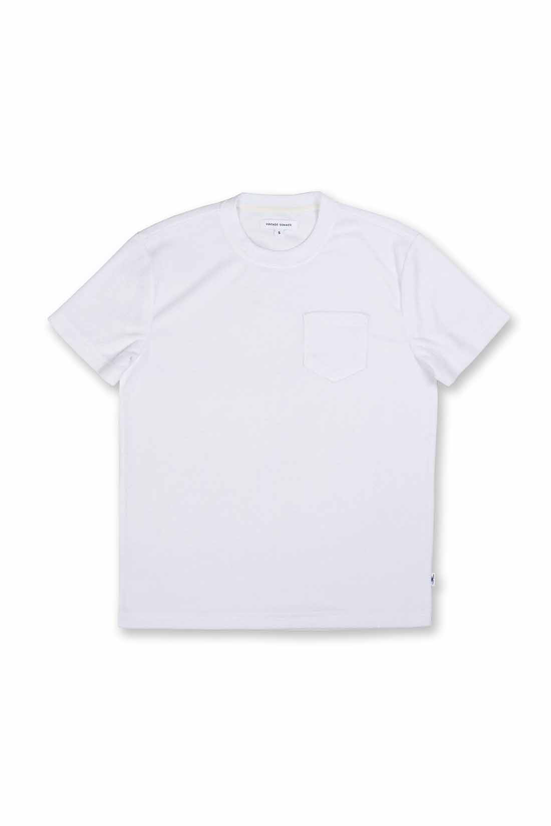 White Terry Cloth T Shirt – Summerpolitan