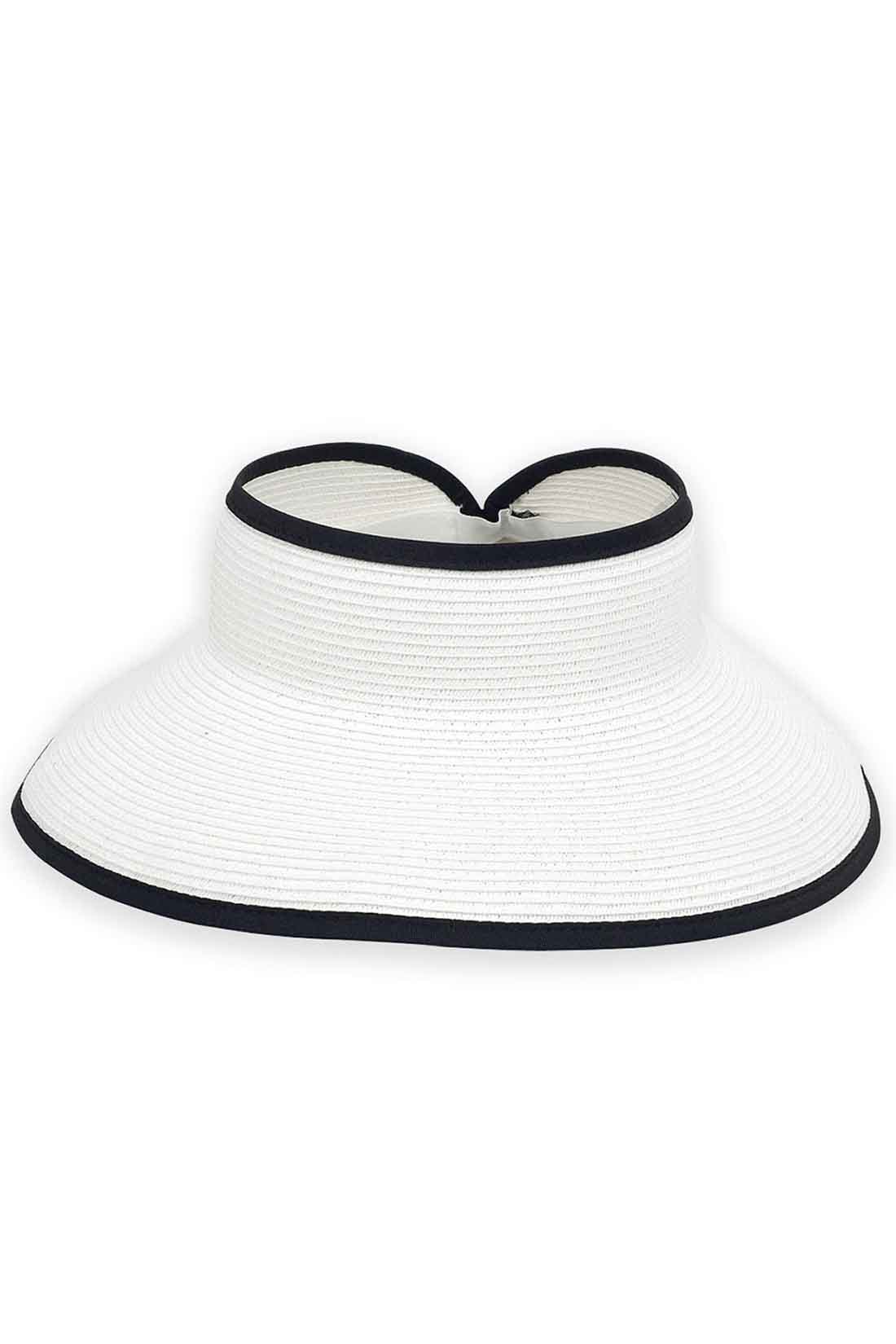 Kari White Rollup Visor – Summerpolitan
